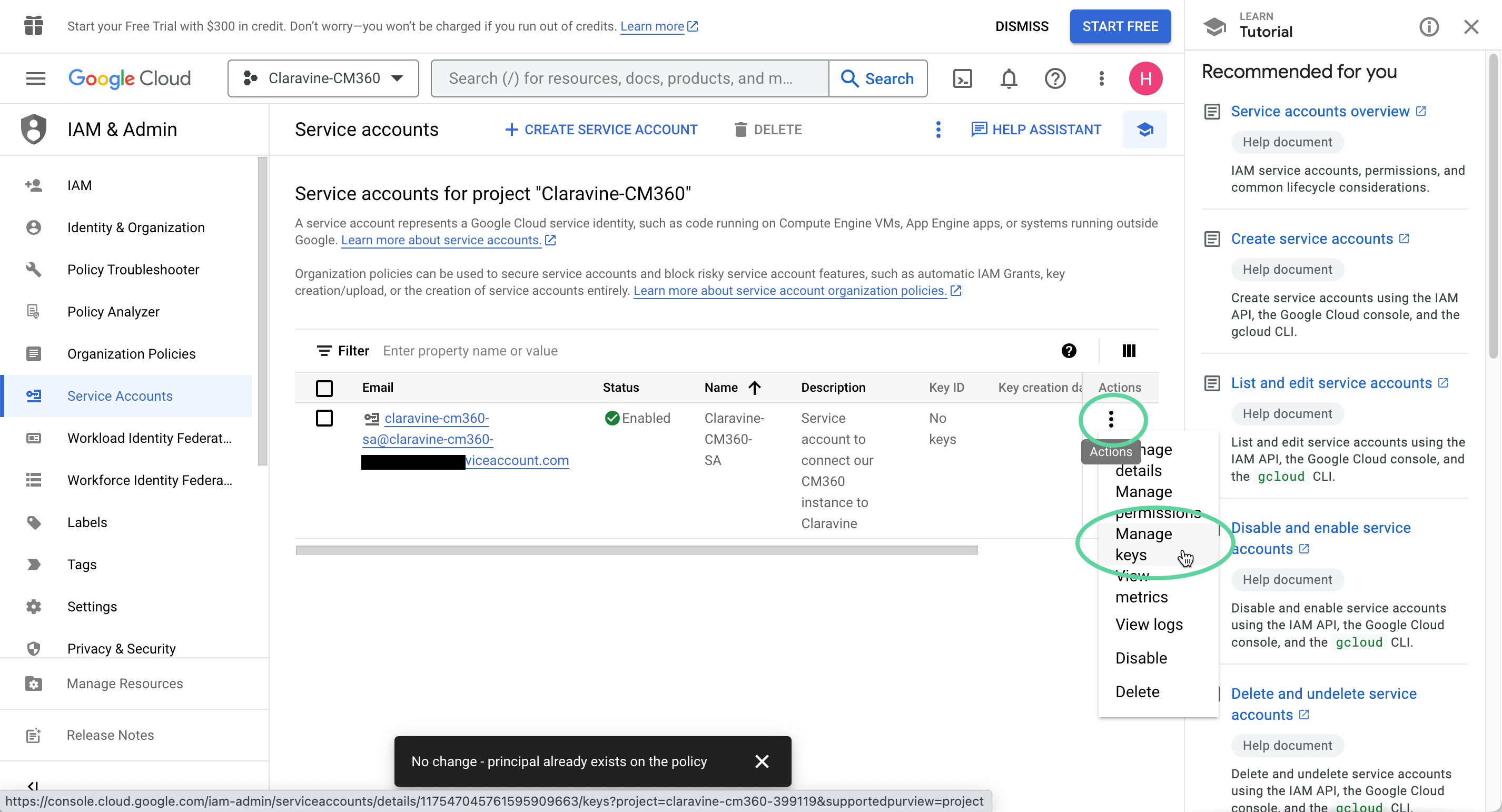 Claravine + Google Campaign Manager 360 Integration – Claravine Support