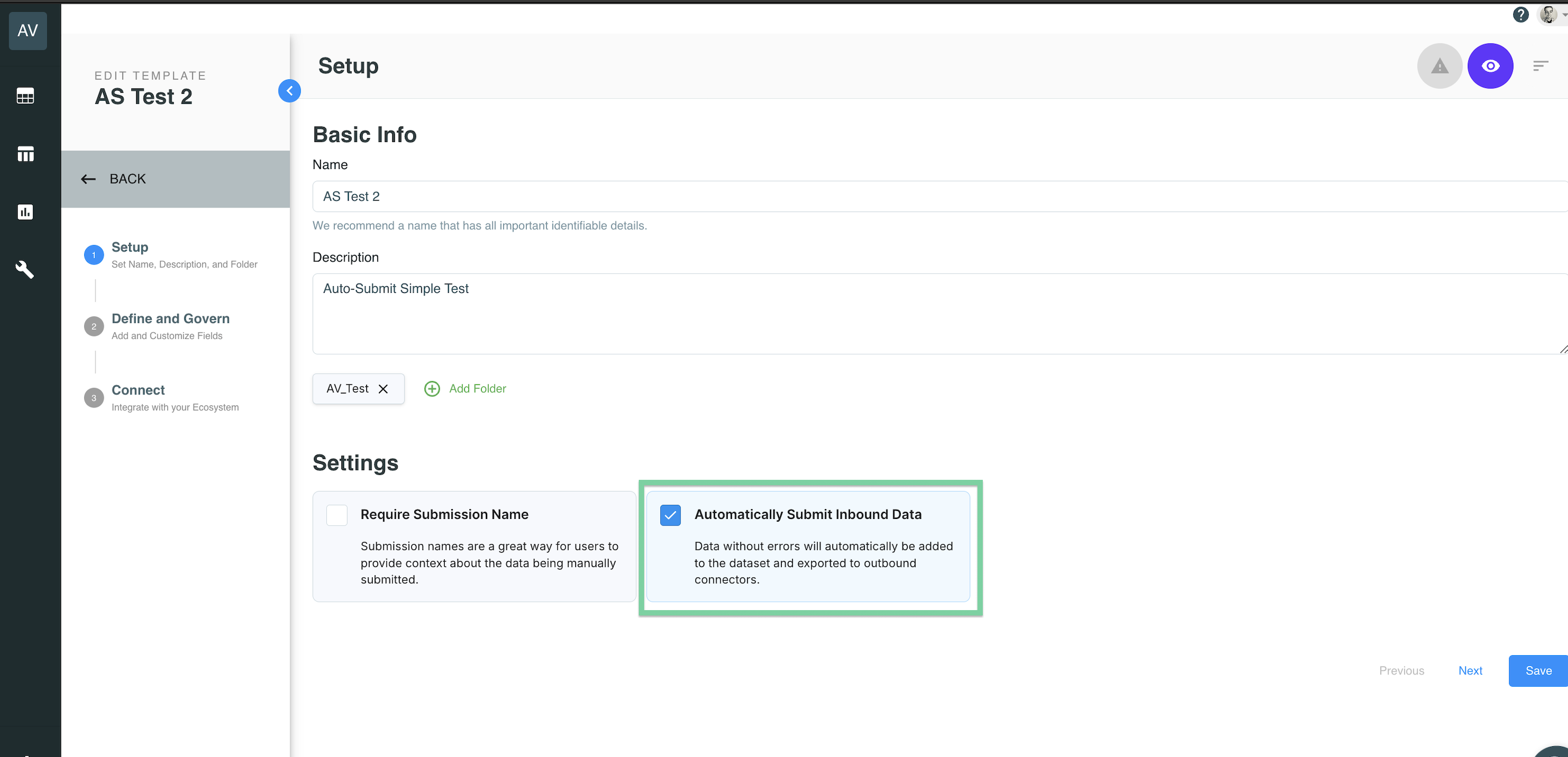 Automatically Submit Data – Claravine Support