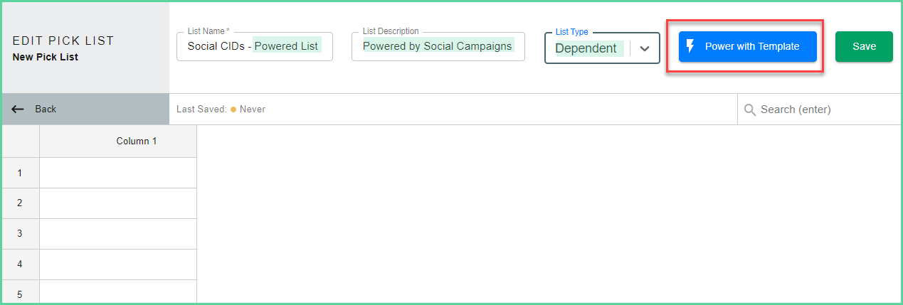 Powered Lists Data – Claravine Support