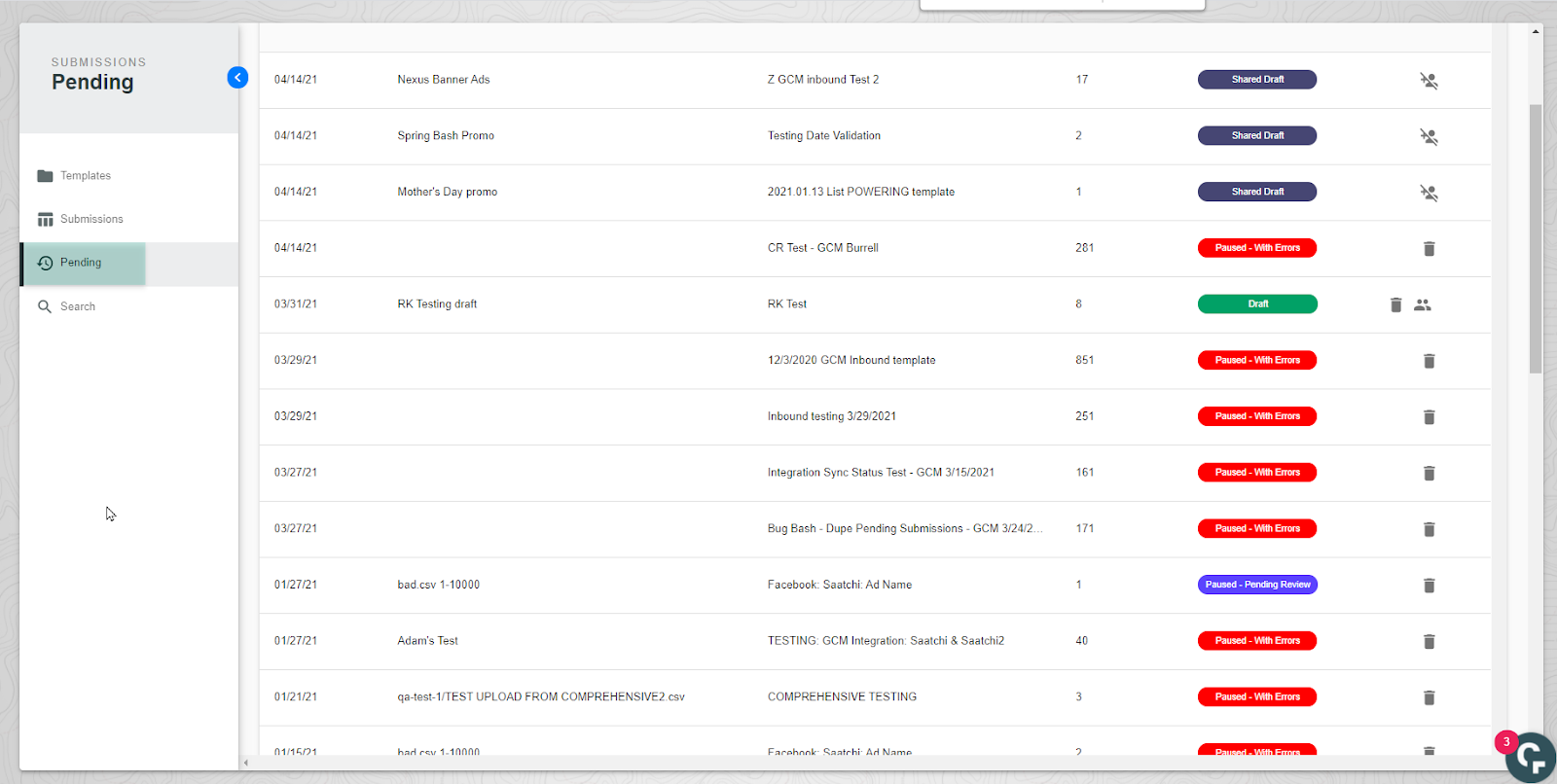 Failed File Import/Bulk Upload – Claravine Support