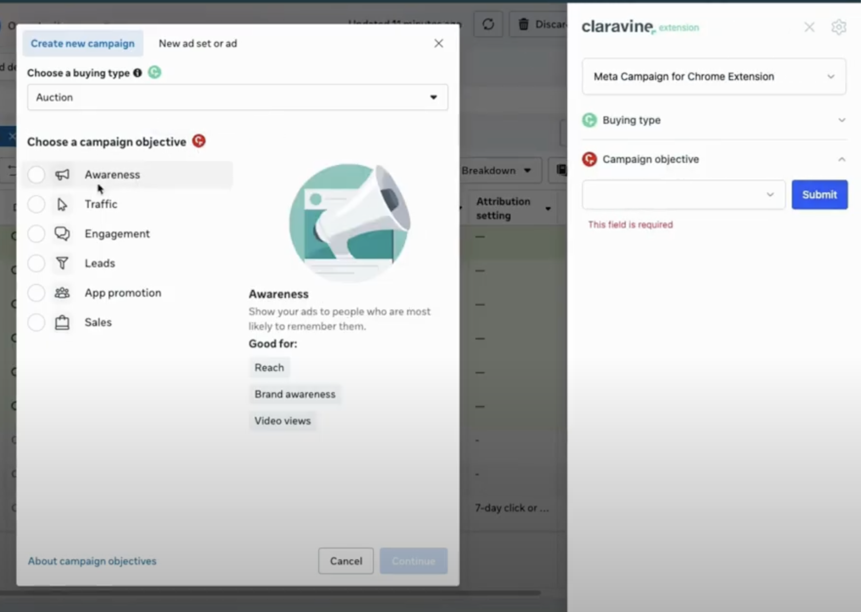Claravine Extension for Chrome – Claravine Support